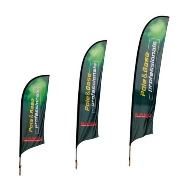Flying Banners With Ground Spike Printer in Lagos Abuja Nigeria